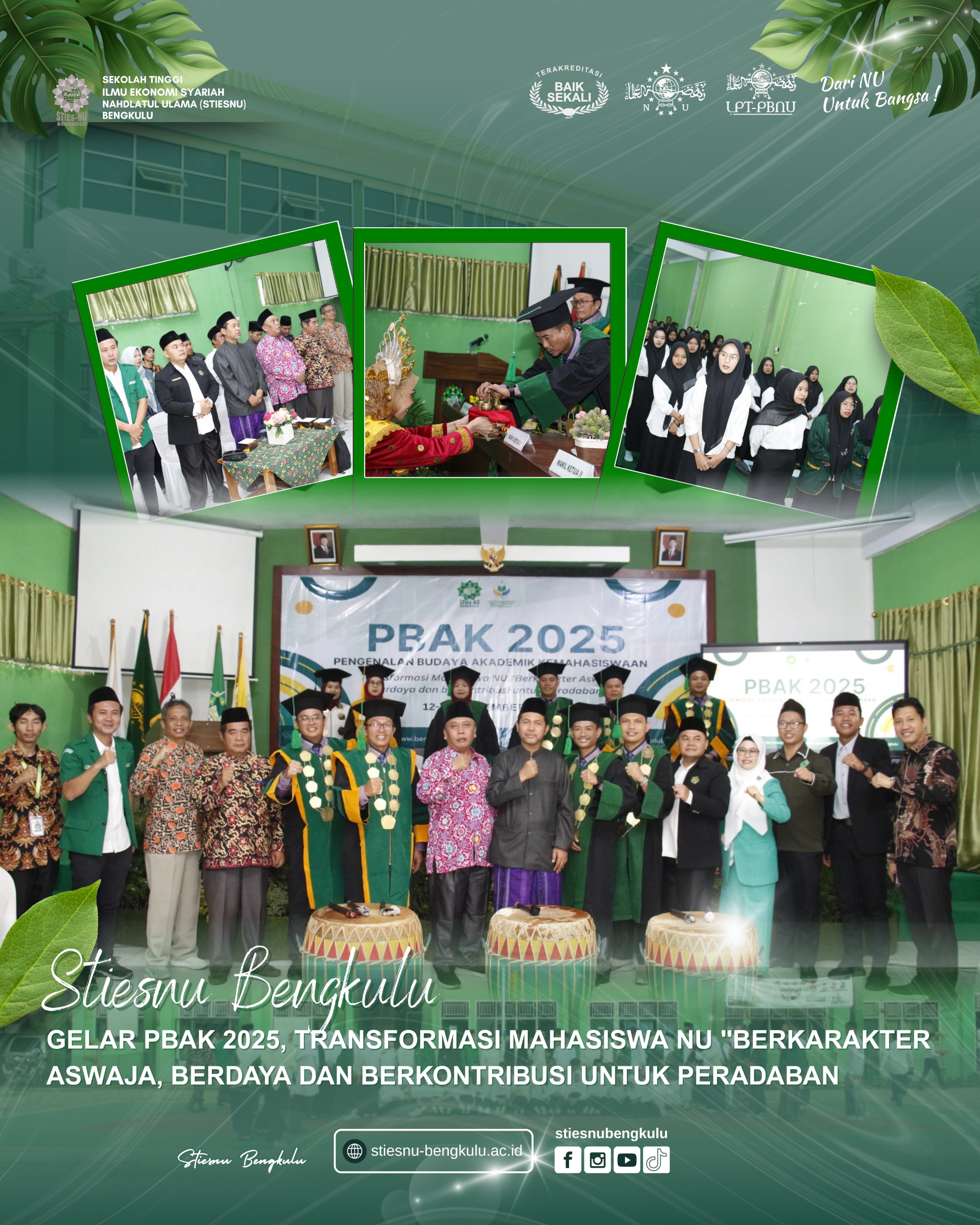 STIESNU Bengkulu Resmi Buka PBAK 2025: Perpaduan Akademik, Spiritual ...